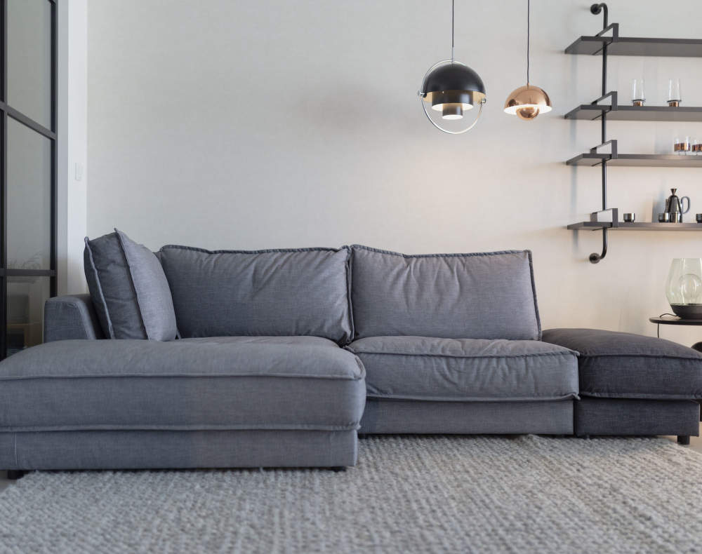 Ex-display chaise-longue pohovka Noora, Fawn | DesignVille