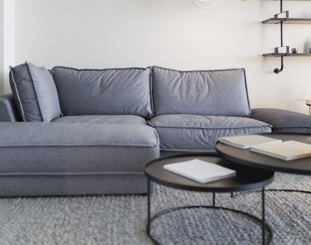 Ex-display chaise-longue pohovka Noora, Fawn | DesignVille
