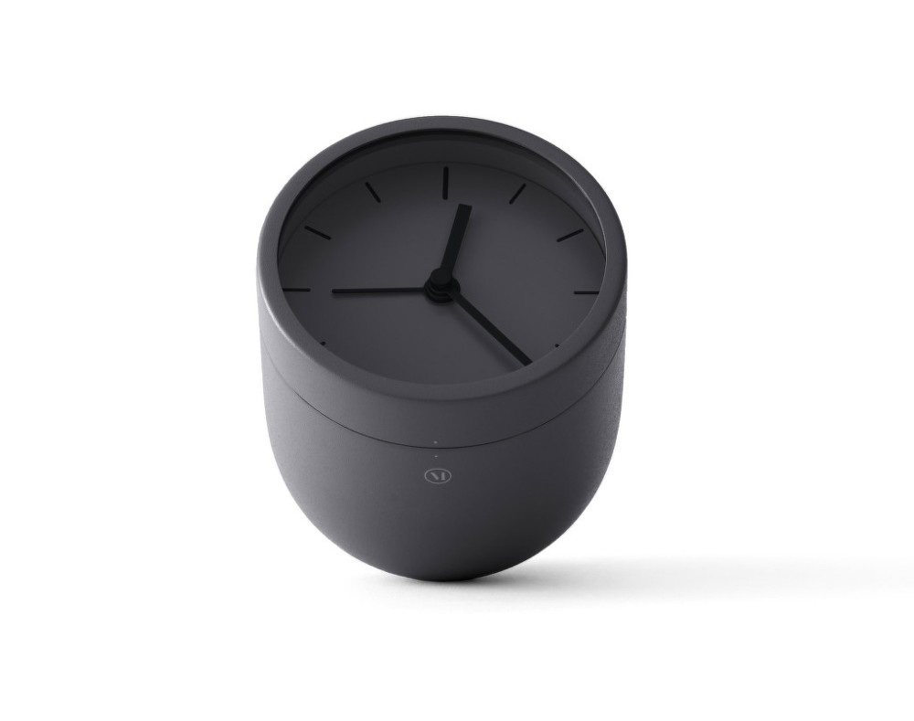 Budík Tumbler Alarm Clock, carbon | DesignVille